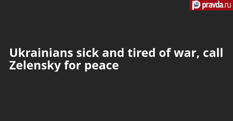 Ukrainian bloggers with millions of followers call Zelensky for peace