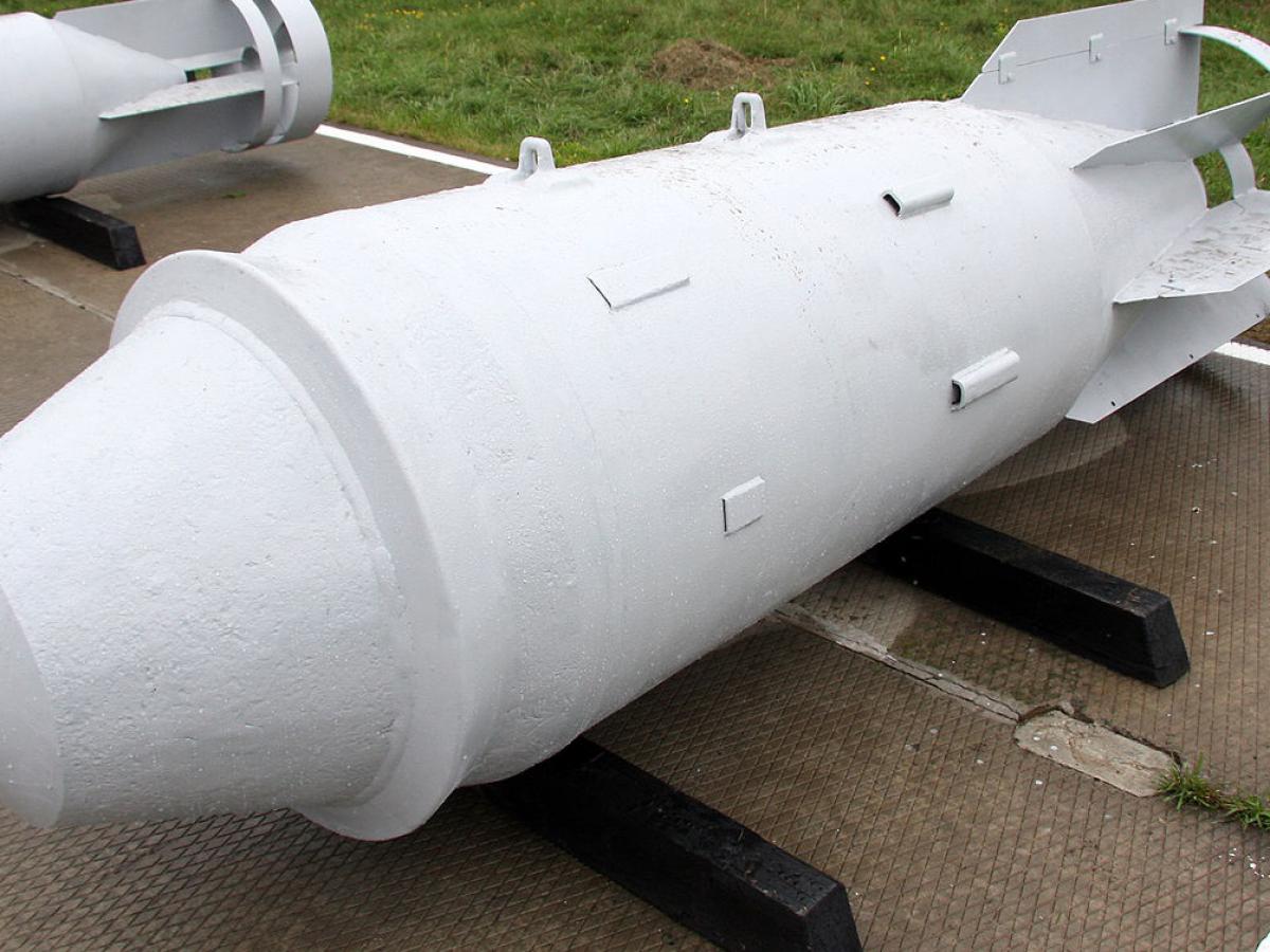 Russian forces drop FAB-3000 bomb on dam Ukraine used for reinforcement